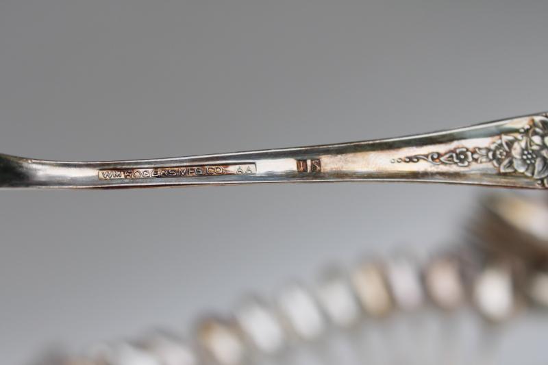 Wm Rogers Silver Flatware Patterns Vintage Antique 1847 ROGERS BROS